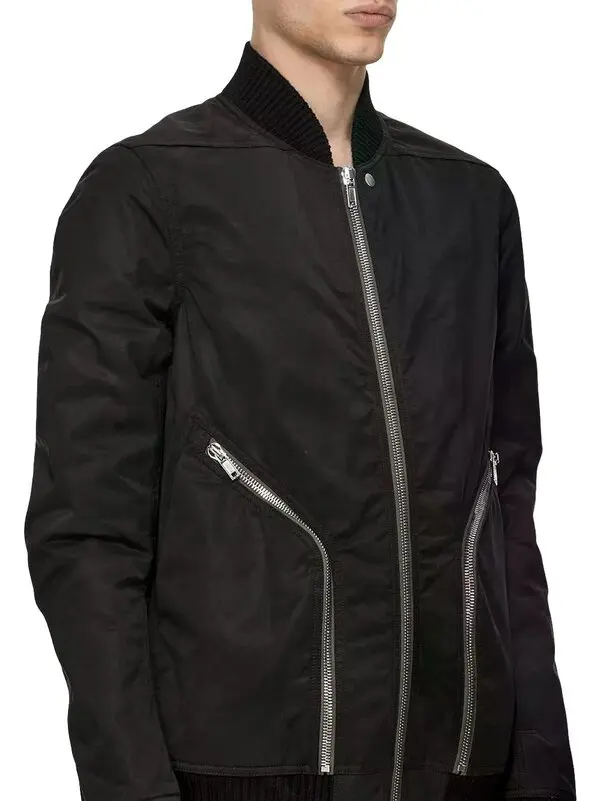 Rick Owens Heizer Flight Bomber Jacket - Black