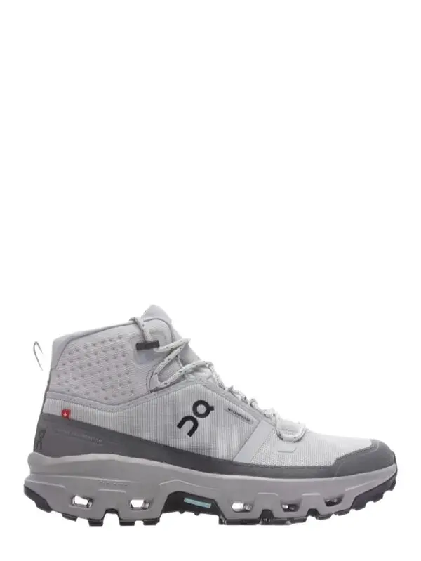 On Cloudrock Mid Waterproof Hiking Boots - Grey