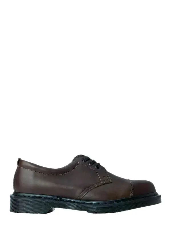 Dr. Martens X Mhl 1461 Stitched-cap Leather Derby Shoes - Brown