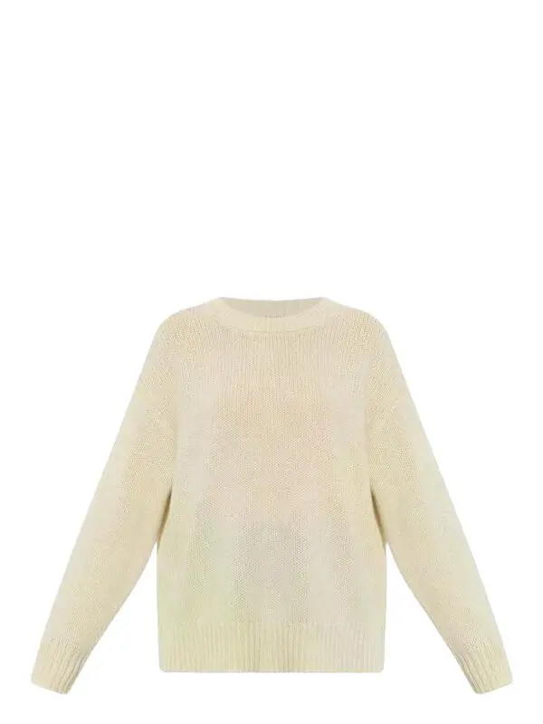LISA YANG Cashmere Crew Neck Sweater - Yellow