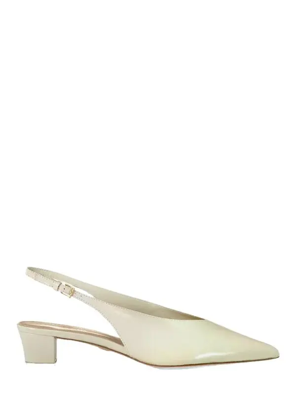 Veronica Beard Leather Slingback Pumps - Neutrals