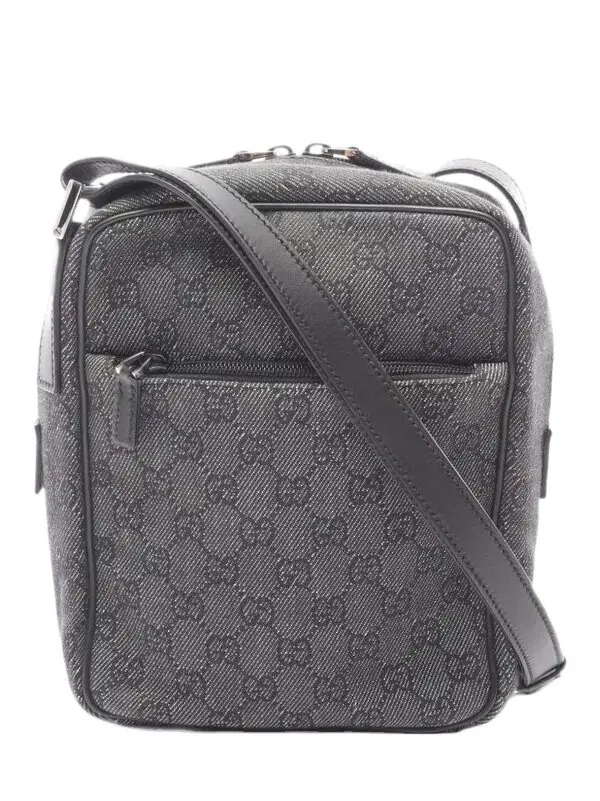 Gucci Gg Pattern Shoulder Bag - Grey