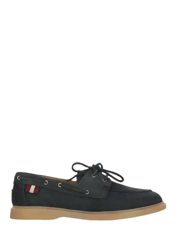 Bally Lace-up Leather Loafers - Blue
