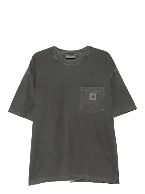 Carhartt Work In Progress Logo-patch Pocket T-shirt - Black