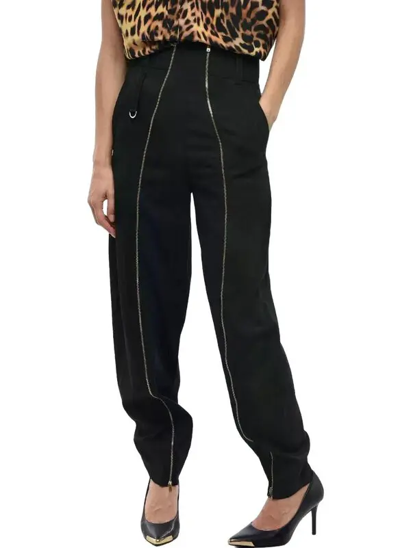 Stella McCartney Wool Double Front-zip Tailored Trousers - Black