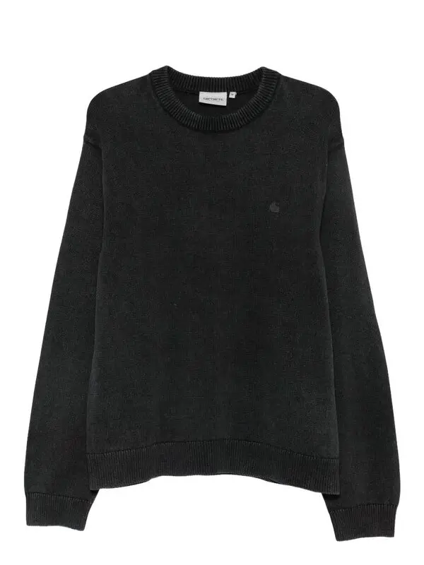 Carhartt Work In Progress Kori Distressed Knit Sweater - Black