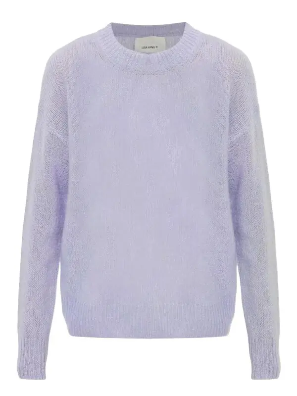 LISA YANG Ribbed-trim Sweater - Purple