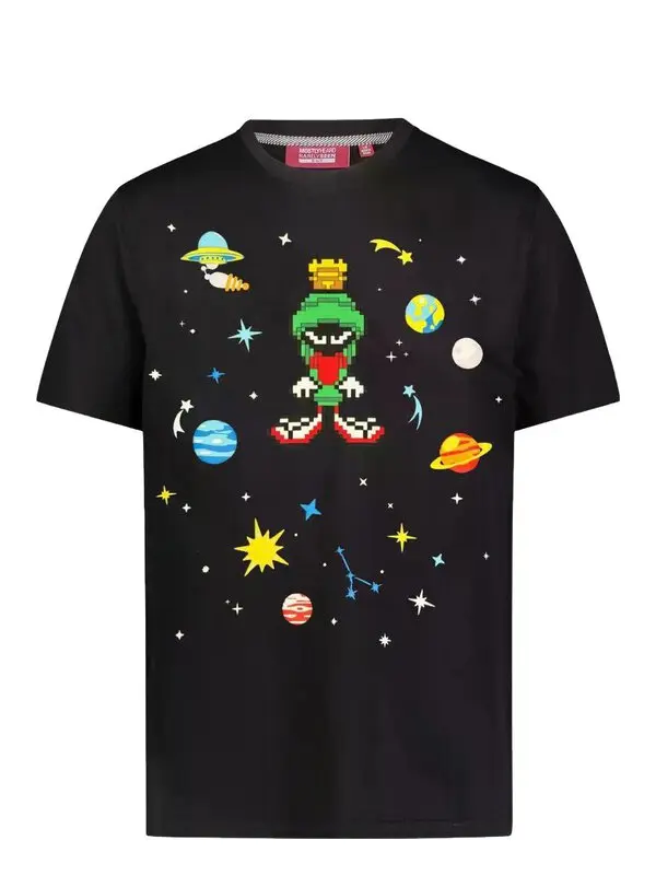 MOSTLY HEARD RARELY SEEN 8-BIT Alien-print T-shirt - Black