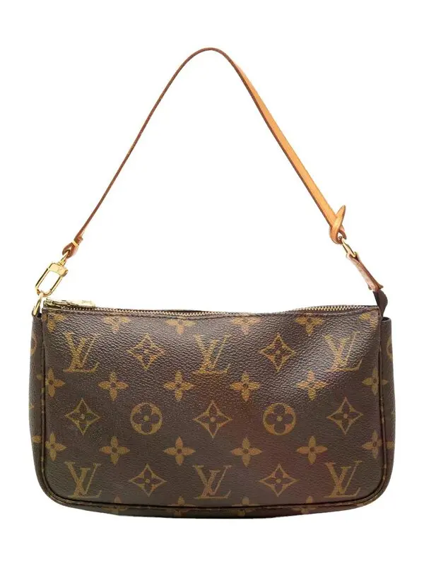 LOUIS VUITTON Monogram Pochette Accessoires Shoulder Bag - Brown