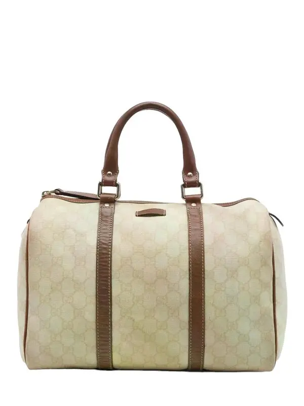 Gucci Gg Supreme Joy Boston Bag - Brown