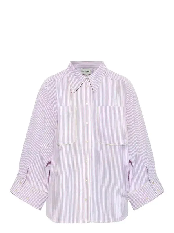 Munthe Striped Shirt - White