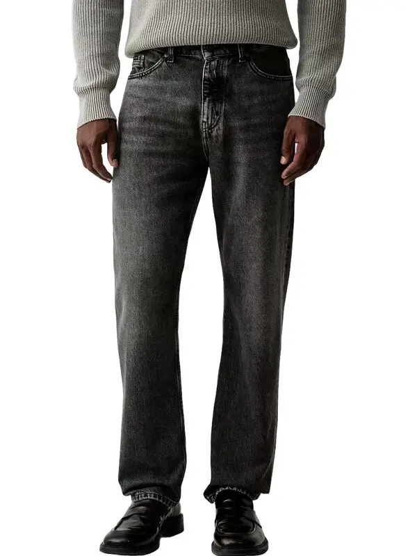 Marc O'polo Whiskering Effect Jeans - Grey
