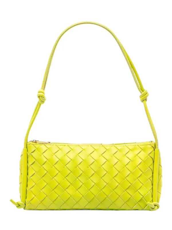 Bottega Veneta Nappa Intrecciato Shoulder Bag - Green