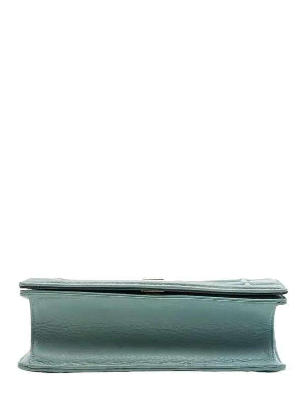 Dior Small Grained Calfskin Diorama Flap Crossbody Bag - Blue