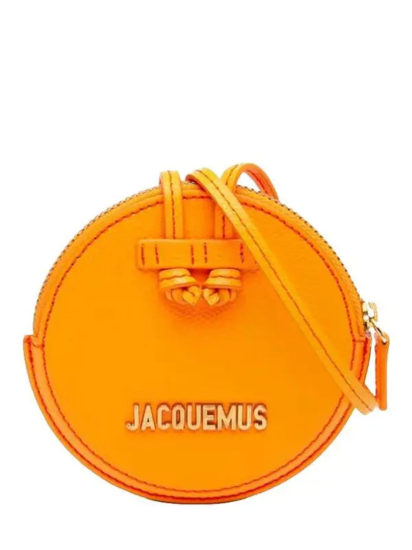 Jacquemus Le Pitchou Coin Purse On Strap Crossbody Bag - Orange