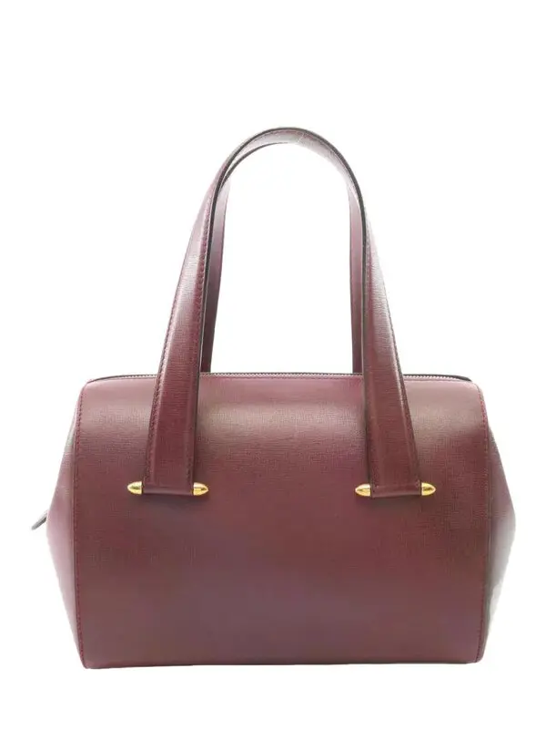 Cartier 2000s Must Line Boston Tote Bag - Red