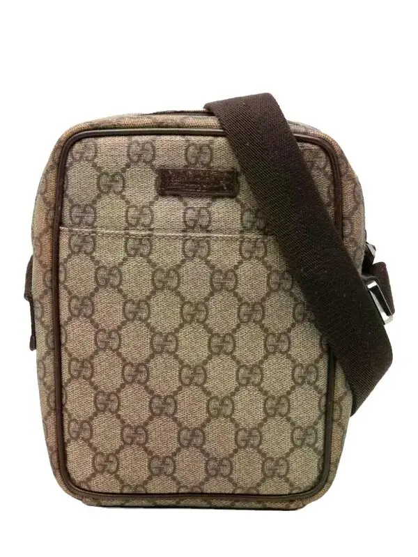 Gucci Gg Supreme Crossbody Bag - Neutrals