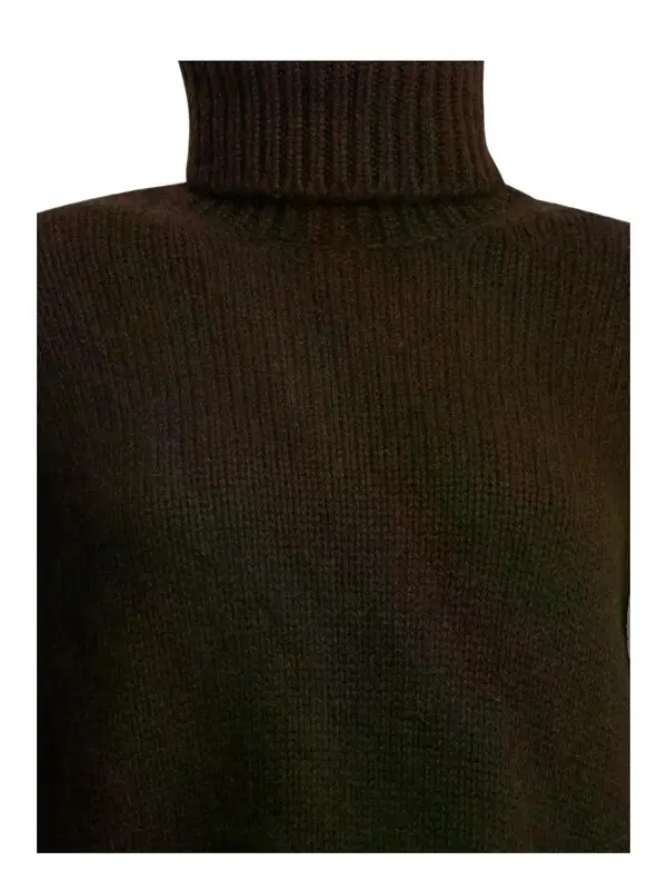 SEMPER Cashmere Roll Neck Sweater - Brown