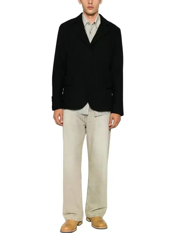 Masnada Single-breasted Blazer - Black