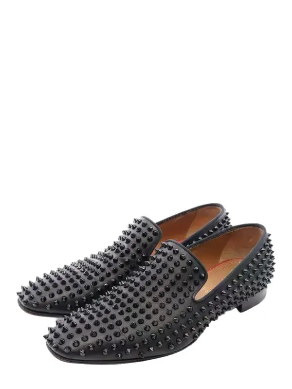 CHRISTIAN LOUBOUTIN Dandelion Spikes Loafers - Black