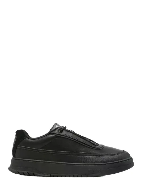 BLAUER. Logo-patch Panelled Sneakers - Black