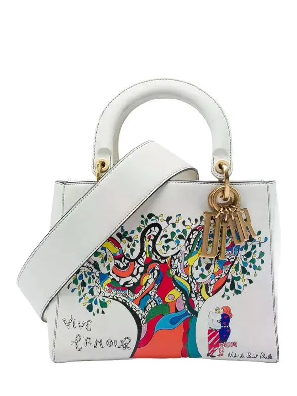 Dior Lady Satchel - White