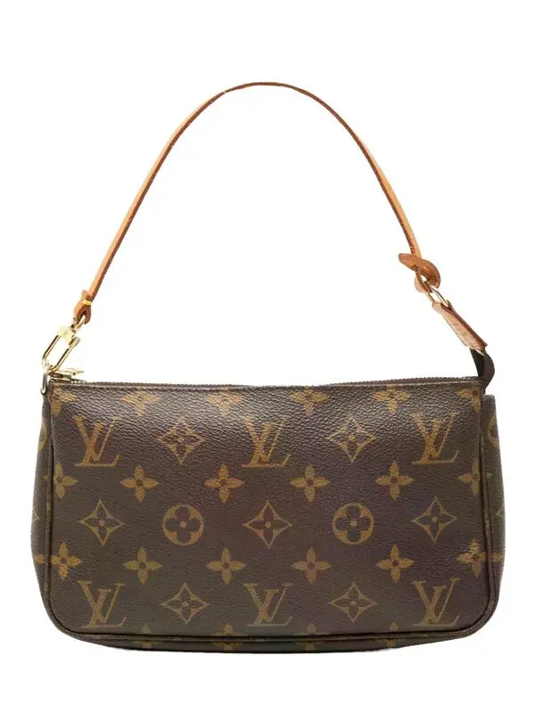 LOUIS VUITTON Monogram Pochette Accessoires Shoulder Bag - Brown