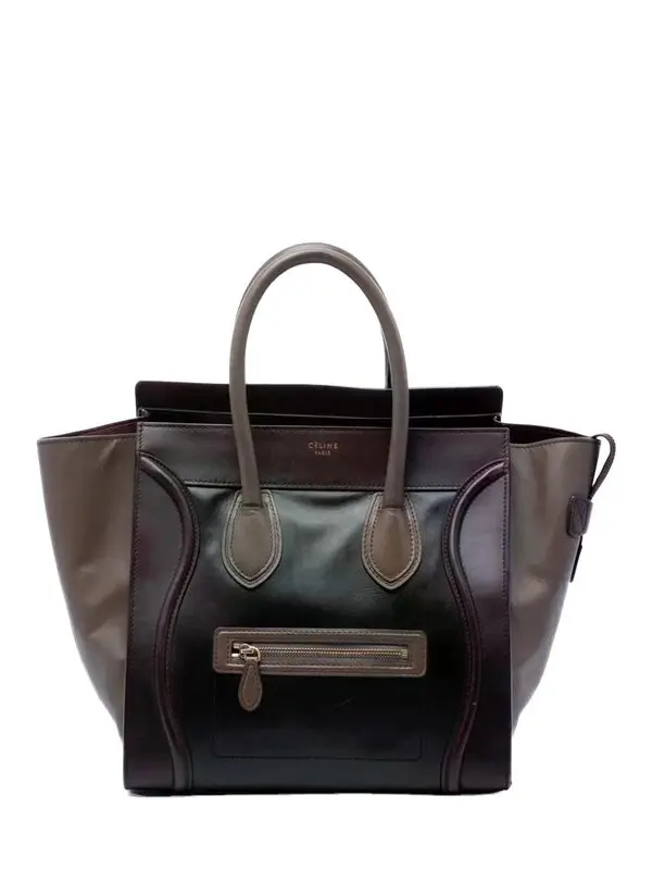 Celine Mini Luggage Tote Bag - Red