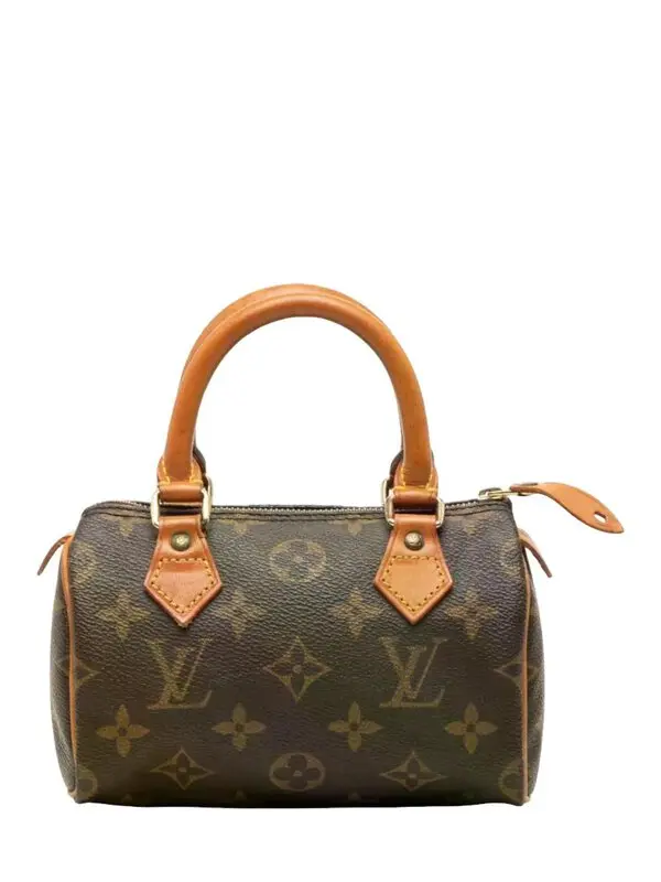 LOUIS VUITTON 1994 Monogram Mini Speedy Hl Satchel - Brown