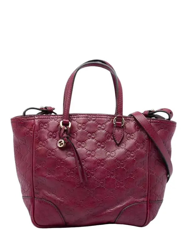 Gucci Small Bree Satchel - Red