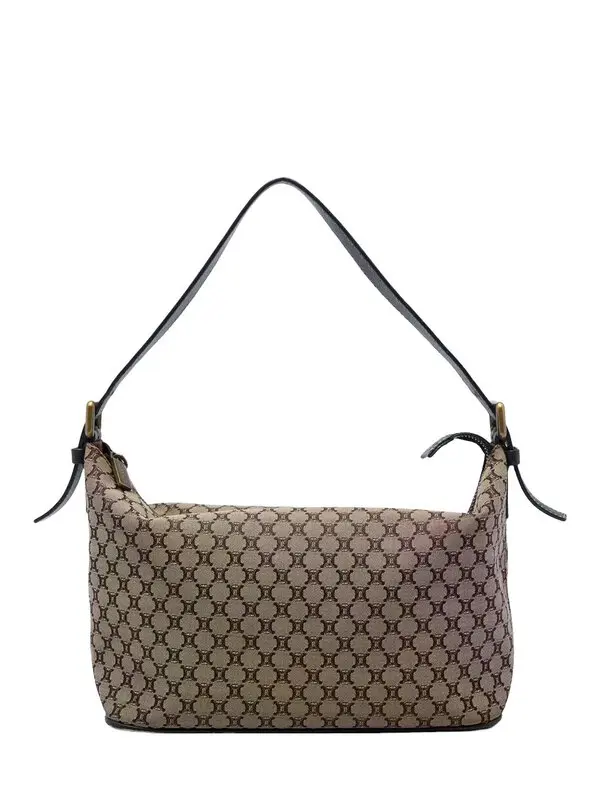 Celine Macadam Canvas Triomphe Handbag - Neutrals