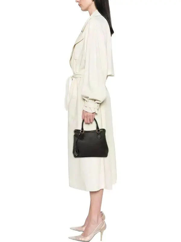 Prada Canvas Canapa Logo Satchel - Black