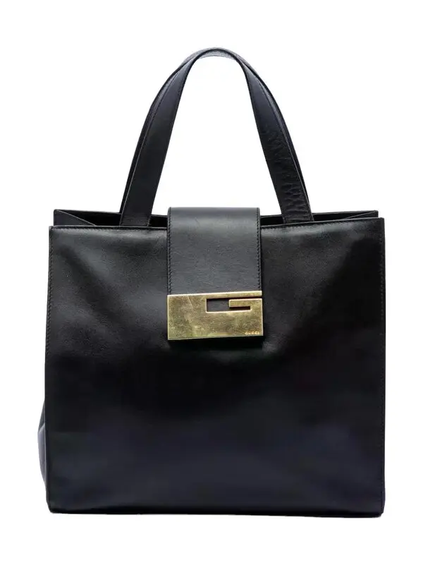 Gucci 20th Century Calfskin Handbag - Black