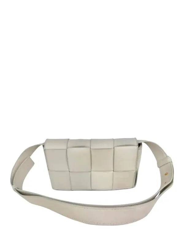 Bottega Veneta Cassette Maxi Intreccio Belt Bag - Neutrals