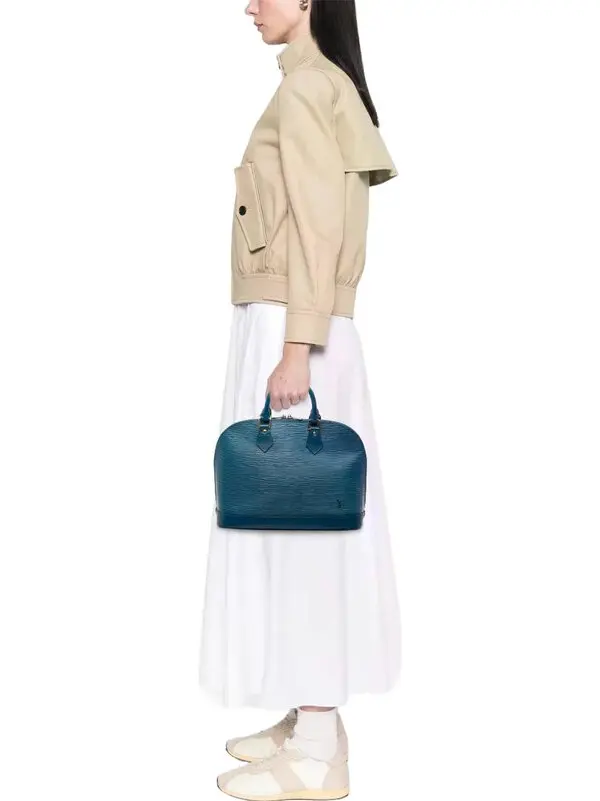 LOUIS VUITTON Epi Alma Pm Handbag - Blue