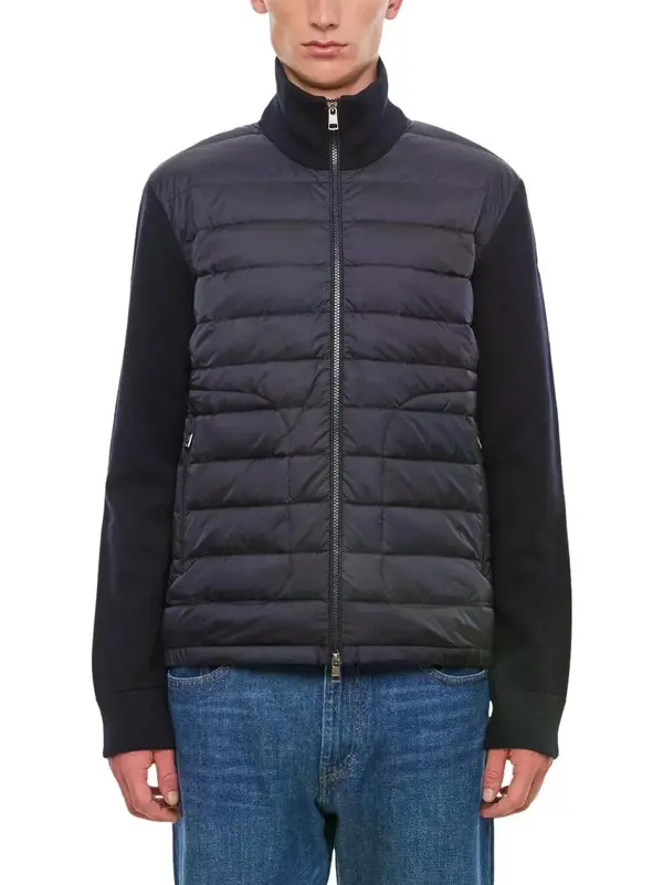 Moncler Padded Zip-up Cardigan - Blue