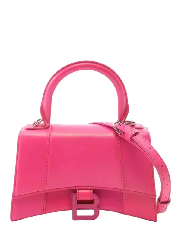 Balenciaga Xs Hourglass Handbag - Pink