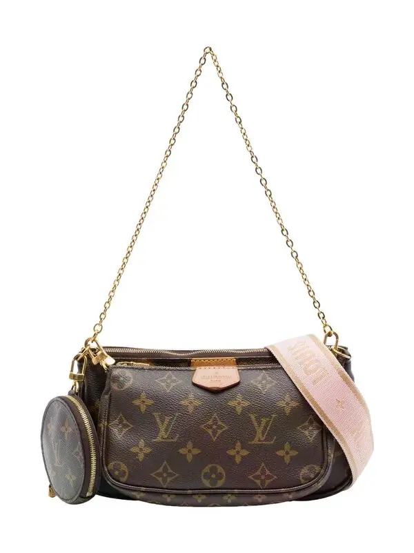 LOUIS VUITTON Monogram Multi Pochette Accessoires Satchel - Brown