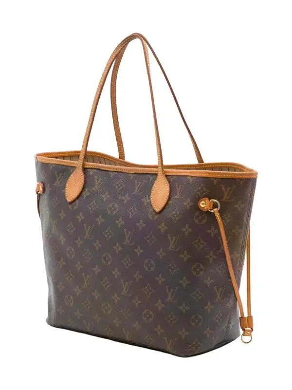 LOUIS VUITTON Monogram Neverfull Mm Tote Bag - Brown