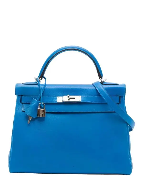 Hermès 32 Satchel - Blue