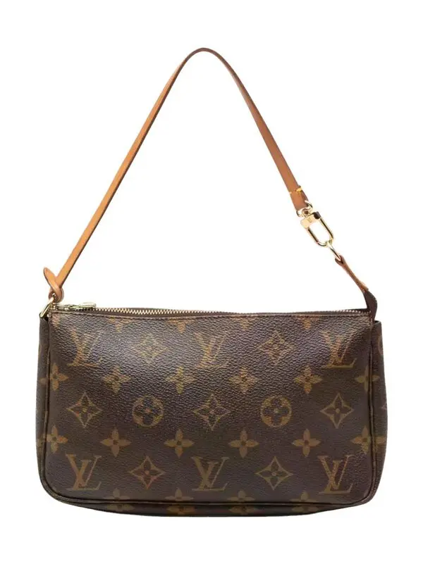 LOUIS VUITTON Monogram Pochette Accessoires Shoulder Bag - Brown
