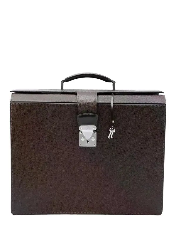 LOUIS VUITTON Taiga Pilot Briefcase - Brown