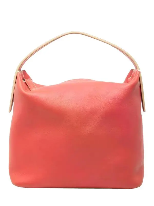 Loewe Leather Handbag With Top Zip Closure - Orange