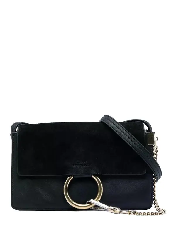 Chloé Faye Crossbody Bag - Black