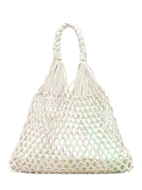 THE FRANKIE SHOP Naia Net Tote Bag - Neutrals