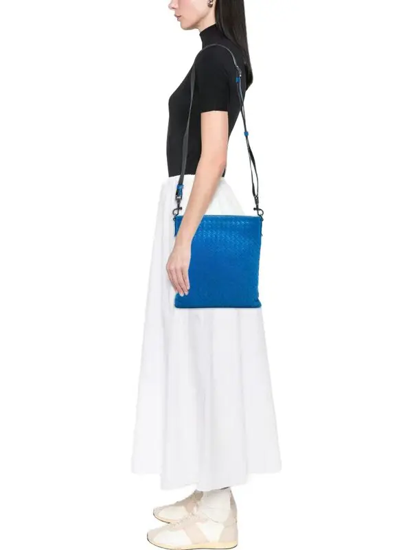 Bottega Veneta Nappa Intrecciato Vn Crossbody Bag - Blue