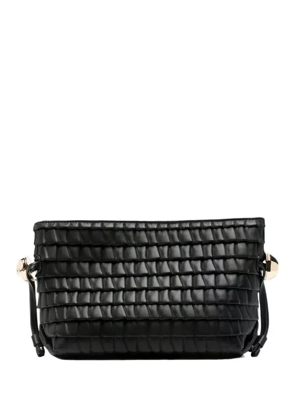 Liu Jo Pleated Shoulder Bag - Black