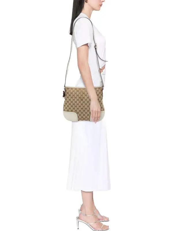 Gucci Gg Canvas Web Princy Crossbody Bag - Neutrals