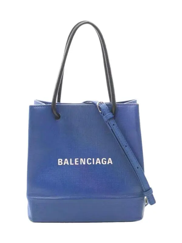 Balenciaga 2010s Xxs Shopping Tote Bag - Blue