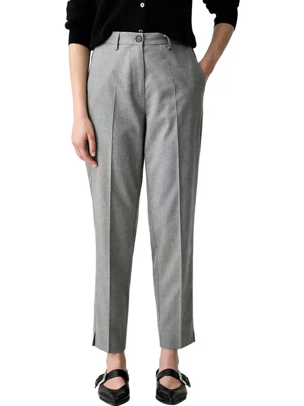 Marc O'polo Tailored Pressed Crease Trousers - Grey